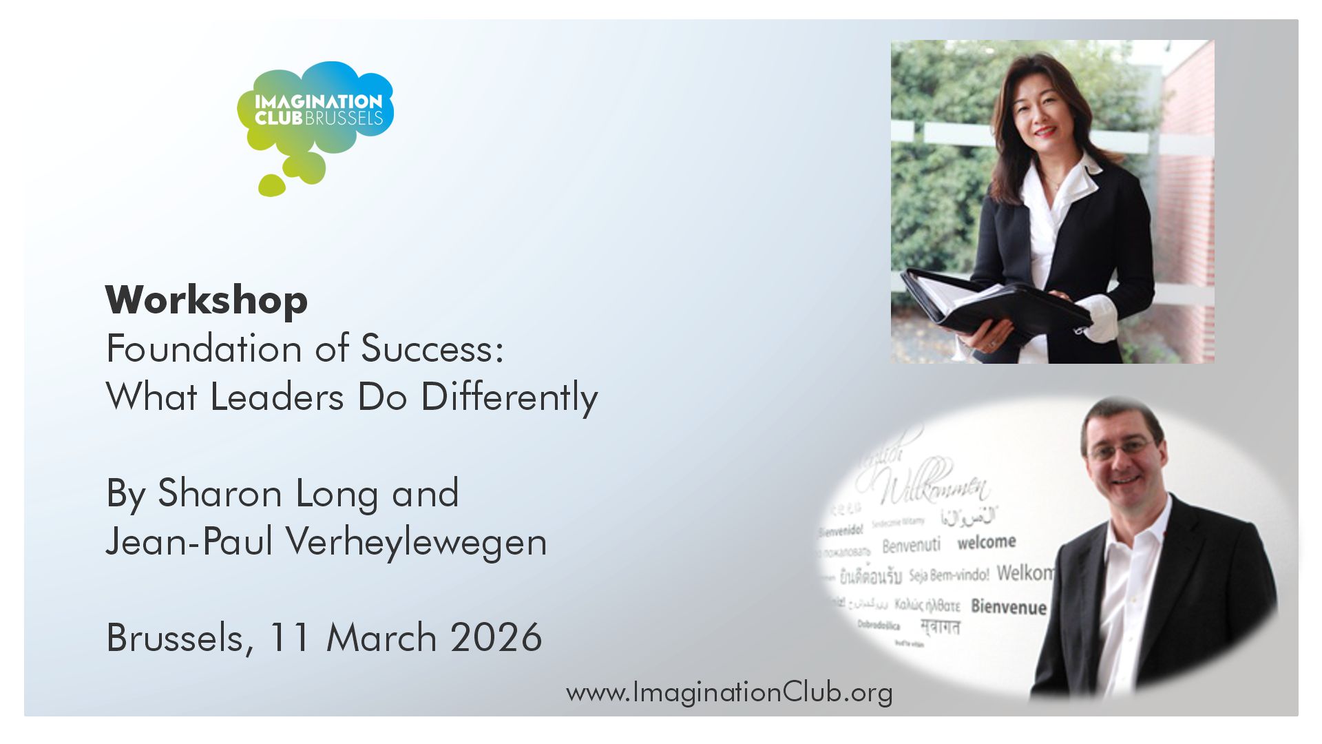 Workshop: Foundation of Success: What Leaders Do Differently